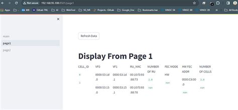 Multipage App It Is Displaying Page1 Data To Page2 On Move Page2 From Page1 Using Streamlit