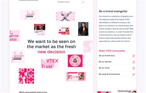 VTEX Brand Pages Behance