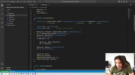 create a blockchain from scratch in c part 1 youtube