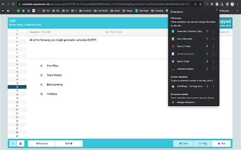 Speed Exam Reset For Google Chrome Extension Download