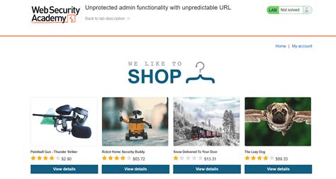 Portswigger Web Security Academy Lab Unprotected Admin Functionality