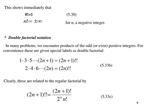Ppt 5the Gamma Function Factorial Function Powerpoint