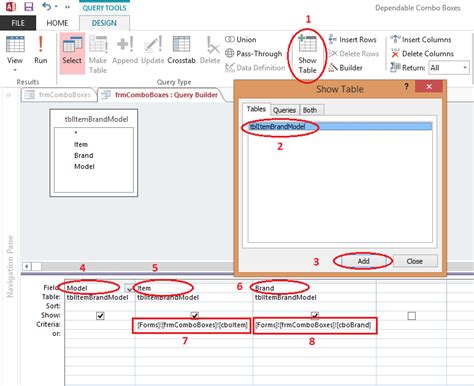MS Access কভব Dependable Combo Box তর করবন Excel Access Tutorial
