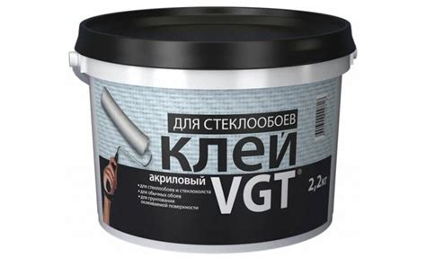 Клей обойный VGT Extra, акриловый, 2,2 кг, готовый, подходит для ...