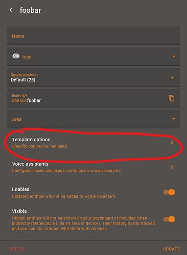 Cant Edit A Template Sensor Helper Configuration Home Assistant