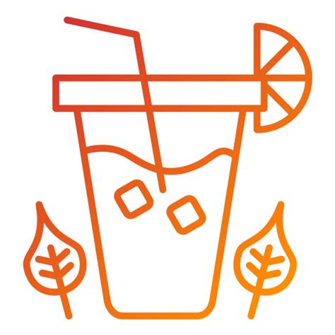 Ice Tea Generic Gradient Icon