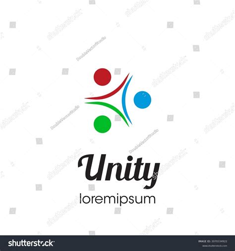 Unity Logo Symbol Template Design Stock Vector Royalty Free 2070334922 Shutterstock