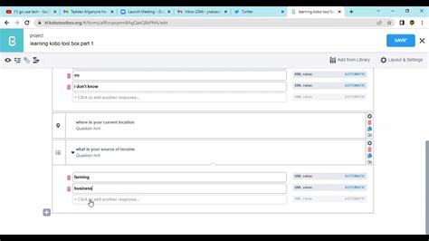 How To Design Data Collection Questions Using Kobo Tool Box With Go