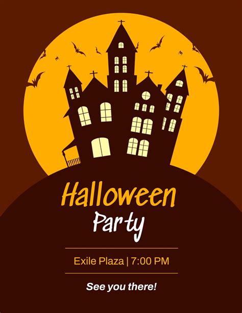 Halloween Event Flyer In Psd Illustrator Pages Svg Eps  Png