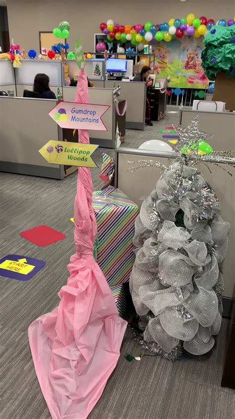 Candyland Office Decorating Ideas Christmas Mad Landlords Decked Out