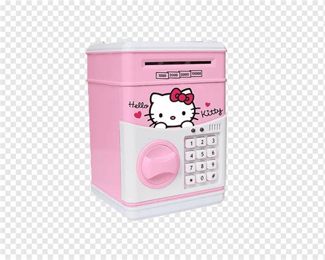 헬로 키티 저금통 돈 자동 입출금기 Hellokitty 저금통 절약 어린이 은행 카드 Png Pngwing