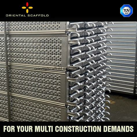 Ringlock Scaffolding Plank With Hook Layher Type Scaffold Board China Ringlock And Scaffolding