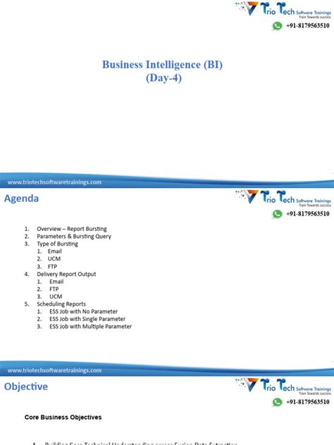 bi day 4 report scheduling delivery bursting pdf parameter