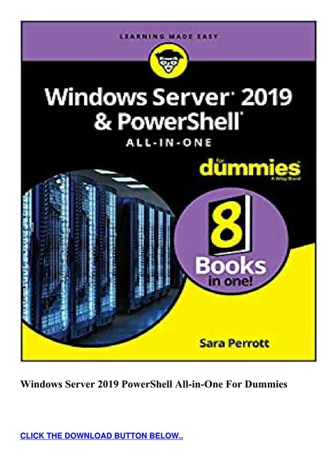 Ppt Ebook Windows Server 2019 Powershell All In One For Dummies