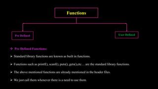 Functions PPT
