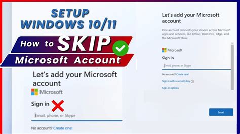 Skip Microsoft Account To Install Windows • How To Bypass Microsoft Account Sign In • Windows