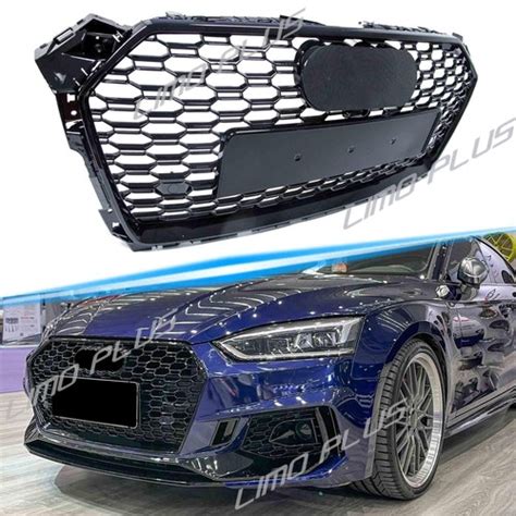 For 2017 2018 2019 Audi A5 S5 B9 Rs5 Style Front Bumper Honeycomb