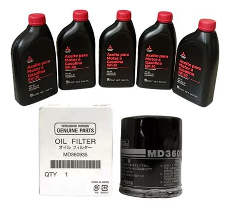 Kit Cambio Aceite Original Mitsu Eclipse Cross Outlander Asx Envío Gratis