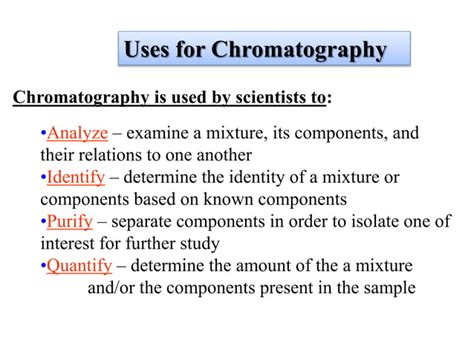 Basics Of Chromatographyppt Chemistry Science