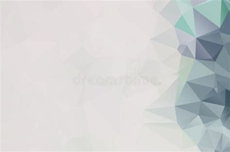 Multi Color Geometric Triangular Low Poly Background Style Stock Vector Illustration Of