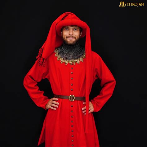 Mythrojan Late Medieval Wool Chaperon The Knight