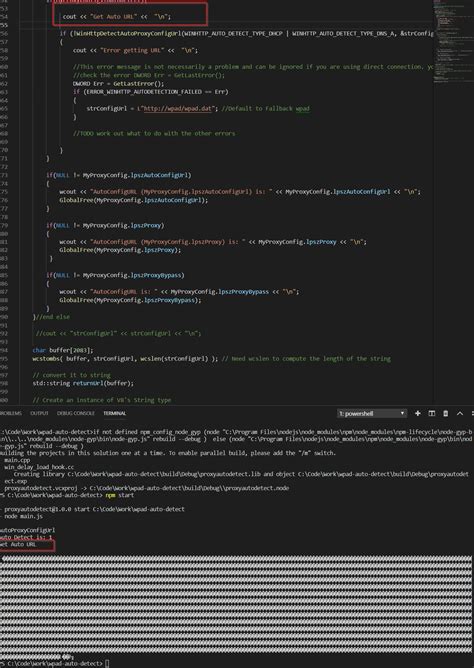 Native C Nodejs Module Addon Win Detect Auto Proxy Config Url
