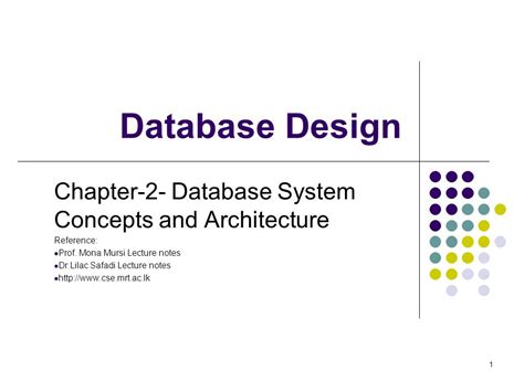 Database Design Chapter-2- Database System Concepts and Architecture - ppt video online download
