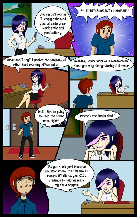 Chapter 9 Selene Pages 10 12 Curse Of The Office Werewoman