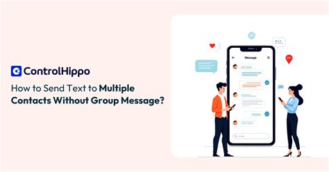how to send text to multiple contacts without group message