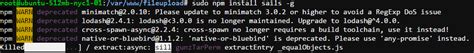 Sailsjs Sailsjs Installation On Digital Ocean Ubuntu Vps Stack Overflow