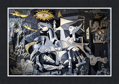 ゲルニカ 混在した巨匠 パブロ・ピカソ 画家レンブラントのスタイル Etsy 日本