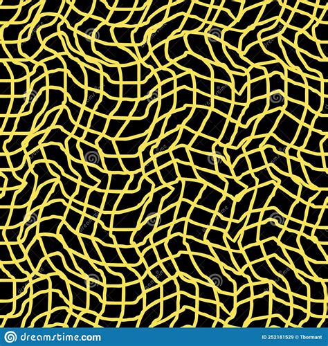 Graphic Square Wave Pattern Vector Seamless Pattern Modern Stylish Texture Abstract Grid