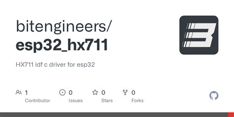 Github Bitengineers Esp32 Hx711 Hx711 Idf C Driver For Esp32