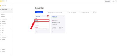 How To Reboot A Server In The Serverspace Control Panel