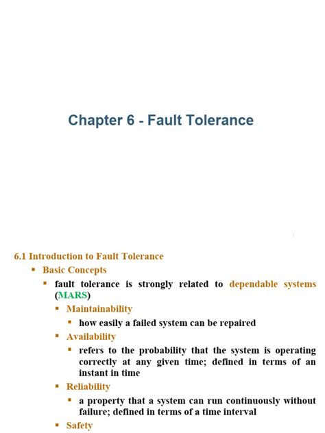 chapter 06 fault tolerance download free pdf transmission control
