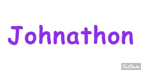 Johnathon Name Animated  Logo Designs