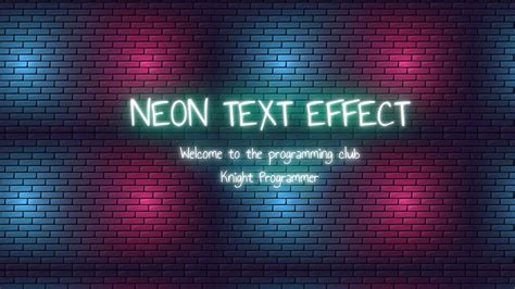 css glowing neon text animation effects css glowing effects youtube
