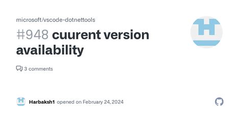 cuurent version availability · issue 948 · microsoft vscode
