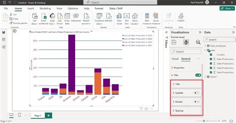 Power BI Stacked Column Chart