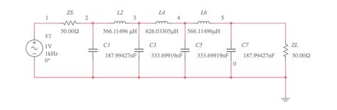 Order Chebyshev Lowpass Filter Multisim Live