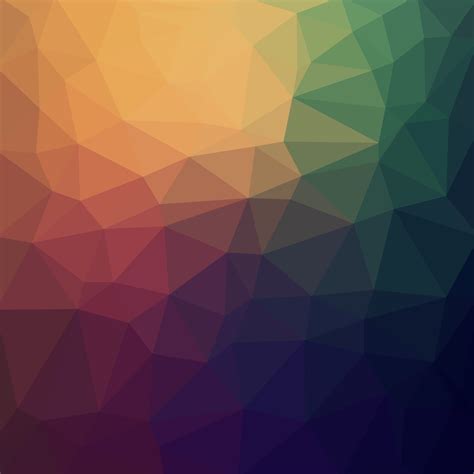 Abstract Colorful Retro Low Poly Vector Background With Warm Gradient Futuristic Pattern 598570