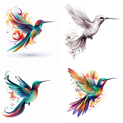 Hummingbird Tattoo Simple Hummingbird Tattoos Bird Tattoo Tattoo Flash Digital Download