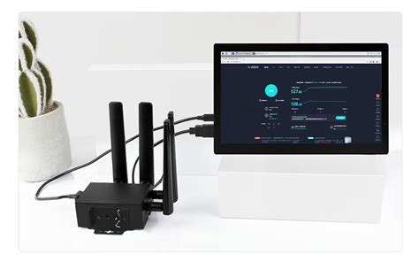 RM N GL G HAT For Raspberry Pi With Case Quad Antennas LTE A Global Band GNSS Positioning
