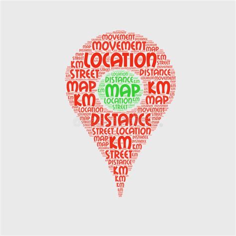 Word Art Of Location Symbol Stock Illustration Illustration Of Sign Element 231861210