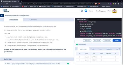 Phani Peddapalem On Linkedin Day10 Flyhighchallenge Sql Sqlite Backenddeveloper Nxtwave