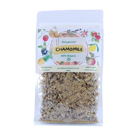 Organic Chamomile Wellbeing Goodness