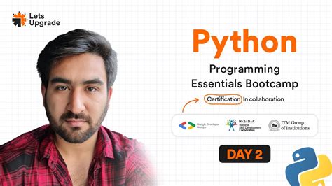 Day 2 Control Statements In Python Python Programming Essentials Bootcamp 3 Days Youtube