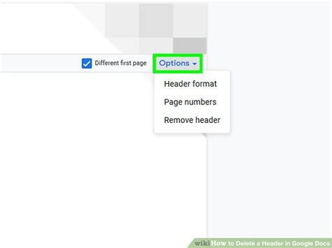 How To Delete A Header In Google Docs 10 Steps With Pictures