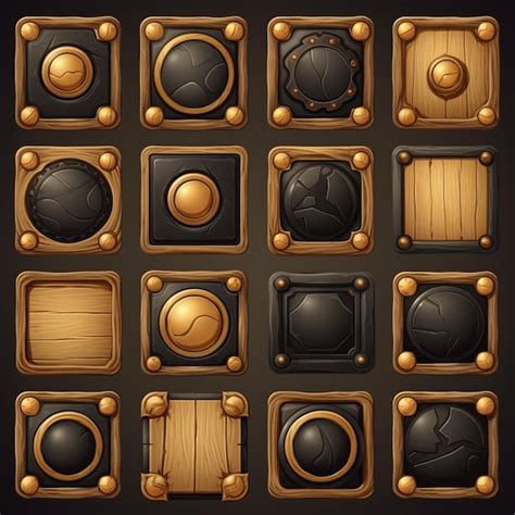 Premium Vector Game Buttons For Ui And Ux