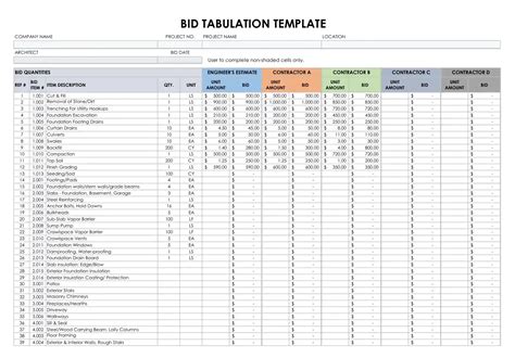 Download Free Construction Quote Templates